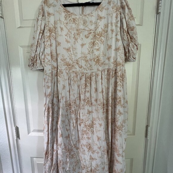 Ivy City Co | Dresses | Ivy City Co Odette Dress In Tan Nwot Size 3xl ...